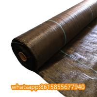 China PP Woven Anti Weed Mat Ground Cover 90gsm UV Treated 3-5 Year Lifespan for sale