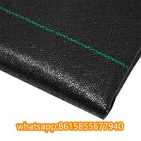 China PP Woven Anti Weed Mat Ground Cover 90gsm UV Treated 3-5 Year Lifespan for sale