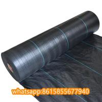 China PP Woven Anti Weed Mat Ground Cover 90gsm UV Treated 3-5 Year Lifespan for sale