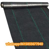 China PP Woven Anti Weed Mat Ground Cover 90gsm UV Treated 3-5 Year Lifespan for sale