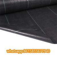 China PP Woven Anti Weed Mat Ground Cover 90gsm UV Treated 3-5 Year Lifespan for sale