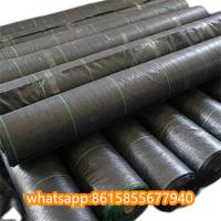 China PP Woven Anti Weed Mat Ground Cover 90gsm UV Treated 3-5 Year Lifespan for sale