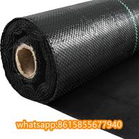 China PP Woven Anti Weed Mat Ground Cover 90gsm UV Treated 3-5 Year Lifespan for sale