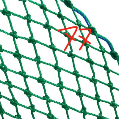 China HDPE Fishing Net 0.8mm-8.0mm Twine Size Knotted Knotless Custom Mesh for Commercial Fishing for sale