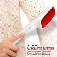 China Rotating Lint Brush with Replaceable Head 10.75 Inch Dual Sided Lint Remover for sale