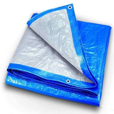 China Heavy Duty PE Tarpaulin Cover 6x8m Waterproof Polyethylene Tarpaulin Sheet for sale