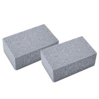 China Foam Glass Grill Brick 3.5x4x8 Inches Charcoal BBQ Cleaning Stone 12 Pack for sale