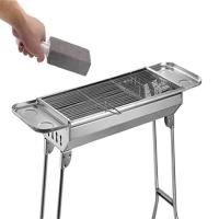 China Foam Glass Grill Brick 3.5x4x8 Inches Charcoal BBQ Cleaning Stone 12 Pack for sale