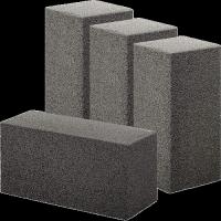 China Foam Glass Grill Brick 3.5x4x8 Inches Charcoal BBQ Cleaning Stone 12 Pack for sale