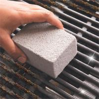 China Eco-Friendly Grill Cleaning Brick 8x4x3.5 Inch Foam Glass Pumice Stone for BBQ Griddle for sale