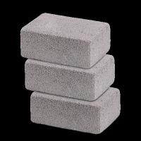 China Grill Cleaning Stone 8x4x3.5 Inch Foam Glass BBQ Brick for Griddle and Grate for sale