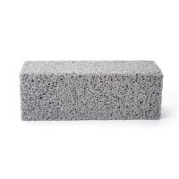 China Foam Glass Grill Cleaning Stone 8x4x3.5 Inch Non Toxic Pumice Brick for BBQ Griddle for sale