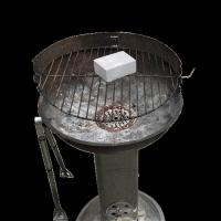 China Foam Glass Grill Cleaning Stone 8x4x3.5 Inch Non Toxic Pumice Brick for BBQ Griddle for sale
