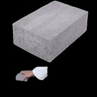 China Grill Brick GB-12 Black Pumice Stone Grill Cleaning Brick 8x4x3.5 Inch Foam Glass for sale