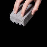China Grill Brick GB-12 Black Pumice Stone Grill Cleaning Brick 8x4x3.5 Inch Foam Glass for sale