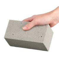 China Foam Glass Grill Cleaning Brick 8x4x3.5 Inch Eco-Friendly BBQ Grill Stone for sale