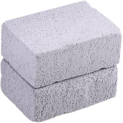 China Large Grill Cleaning Stone 8x4x3.5 inch Non-Toxic Foam Glass BBQ Griddle Cleaner Block for sale