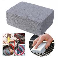 China Heavy Duty Grill Cleaner Pumice Stone 8x4x3.5 Inch Foam Glass Cleaning Brick for BBQ Griddle for sale