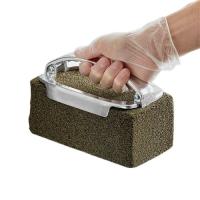 China Grill Brick Griddle Stone Cleaning Block 4 Pack 8x4x3.5 Inch Foam Glass Pumice for BBQ for sale