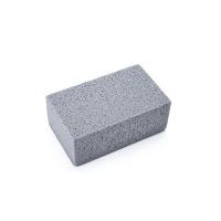 China Heavy Duty Grill Cleaning Stone Block 8x4x3.5 Inch Pumice Griddle Brick with Handle for sale
