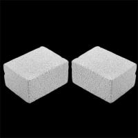 China Griddle Cleaning Brick Block Heavy Duty Grill Cleaning Stone 8x4x3.5 Inch Non Scratch Flat Top Seasoning Stone 3 Pack for sale