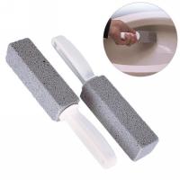 China Pumice Scouring Stick with Handle 2 Pack for Toilet Bowl Ring Rust Stain Removal for sale