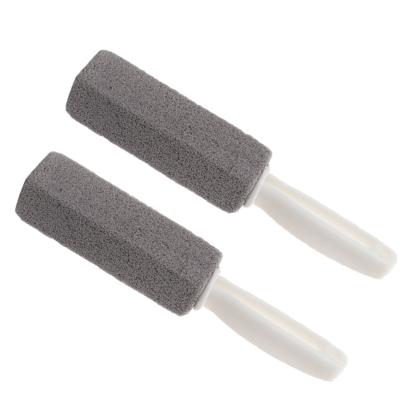 China Pumice Scouring Stick with Handle 2 Pack for Toilet Bowl Ring Rust Stain Removal for sale