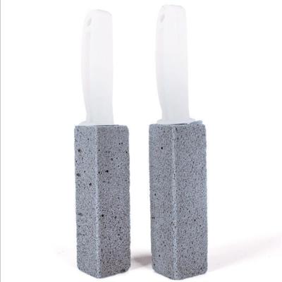 China Pumice Stone Toilet Cleaner with Handle Stick 2 Pack for Bath Bowl Stain Remover Porcelain Tile for sale