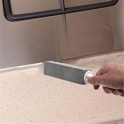 China Reusable Pumice Stone with Handle for Toilet Cleaning 30% Denser 2 Pack for sale