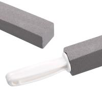 China Pumice Stone Toilet Cleaner with Handle Brush Stick 2 Pack for Hard Water Stains Limescale Rust Removal for sale
