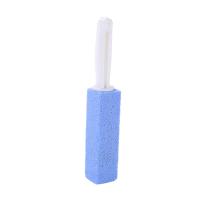 China Pumice Cleaning Stone Scouring Pad with Handle Toilet Bowl Cleaner Hard Water Ring Remover 2 Pack for sale