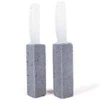 China Pumice Cleaning Stone Toilet Cleaner with Handle for Hard Water Rings 2 Pack for sale