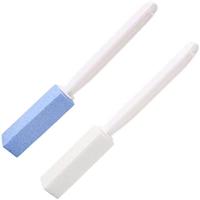 China Pumice Stone Toilet Cleaning Block with Handle 2 Pack for Hard Water Stains for sale