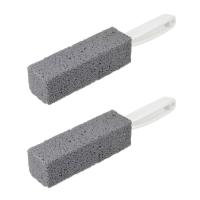 China Pumice Stone Toilet Cleaning Block with Handle 2 Pack for Hard Water Stains for sale