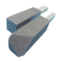 China Pumice Stone Toilet Brush with Handle 2 Pack for Hard Water Stains Rust Removal for sale