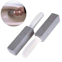 China 2 Pack Pumice Stone Toilet Bowl Cleaner Brush with Handle for Hard Water Stains Rust Removal for sale