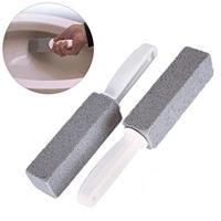 China 2 Pack Pumice Stone Toilet Bowl Cleaner Brush with Handle for Hard Water Stains Rust Removal for sale