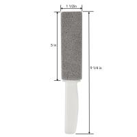 China Reusable Pumice Stone Cleaning Brick with Handle for Toilet Sink Bathtub Tile Grout Pool 2 Pack for sale