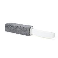China Pumice Cleaning Stone Scouring Pad with Handle for Toilet Bowl Hard Water Ring Remover 2 Pack for sale