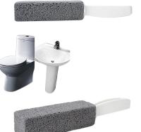 China Pumice Cleaning Stone Stick with Handle for Toilet Bowl Ring Hard Water Stain Remover 2 Pack for sale