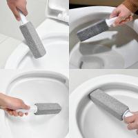 China Pumice Stick Toilet Cleaning Tool with Handle for Hard Water Rings and Stains 2 Pack for sale