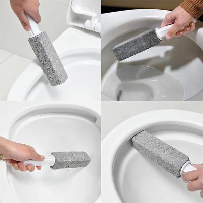 China Pumice Stick Toilet Cleaning Tool with Handle for Hard Water Rings and Stains 2 Pack for sale