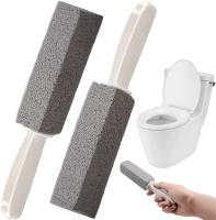 China Pumice Stick Toilet Cleaning Tool with Handle for Hard Water Rings and Stains 2 Pack for sale