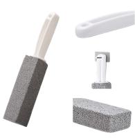 China Pumice Stick Toilet Cleaning Tool with Handle for Hard Water Rings and Stains 2 Pack for sale