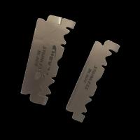 China Half Blade Single Edge Stainless Steel Razor Blade 3x2x0.5 Inch Chromium Coating for sale