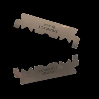 China Half Blade Single Edge Stainless Steel Razor Blade 3x2x0.5 Inch Chromium Coating for sale