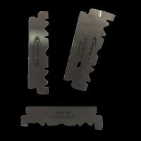 China Half Blade Single Edge Stainless Steel Razor Blade 3x2x0.5 Inch Chromium Coating for sale