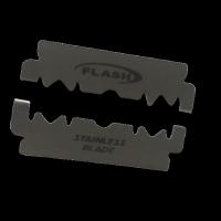 China Disposable Half Razor Blades 3x2x0.5 inch Stainless Steel Replaceable Blades for Razors for sale