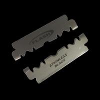China Platinum Stainless Steel Single Edge Razor Blades 3x2x0.5 Inch Half Blade Wholesale for sale
