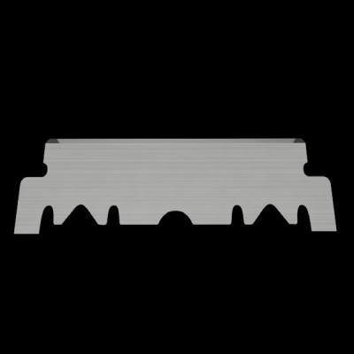 China Stainless Steel Single Edge Razor Blade 3x2x0.5 Inches Disposable Half Blade for Barber Shavette for sale